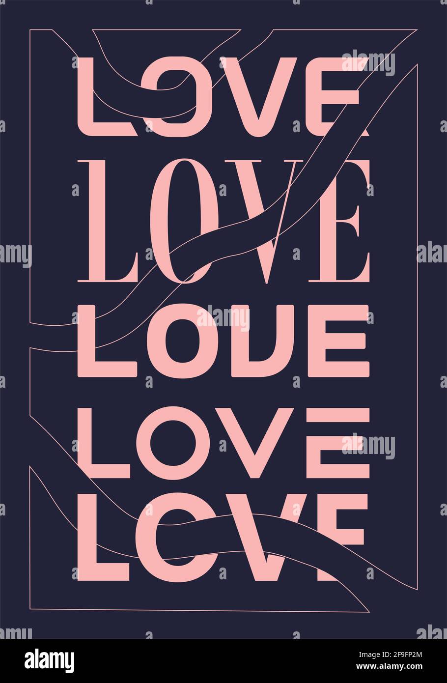 The Word Love In Different Fonts