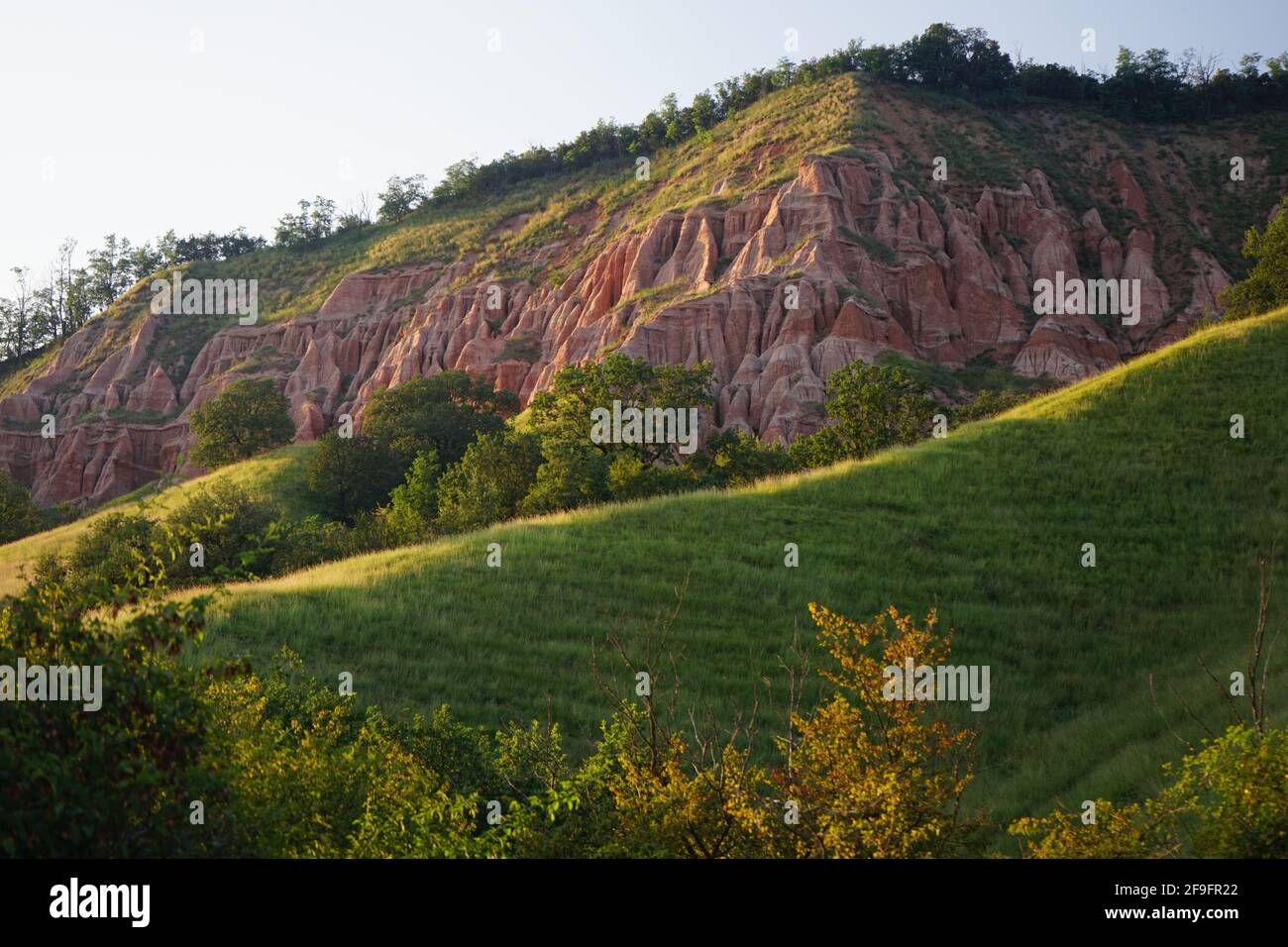 Red Ravine (Rapa Rosie) at Sunset Landscape Photography Stock Photo - Alamy