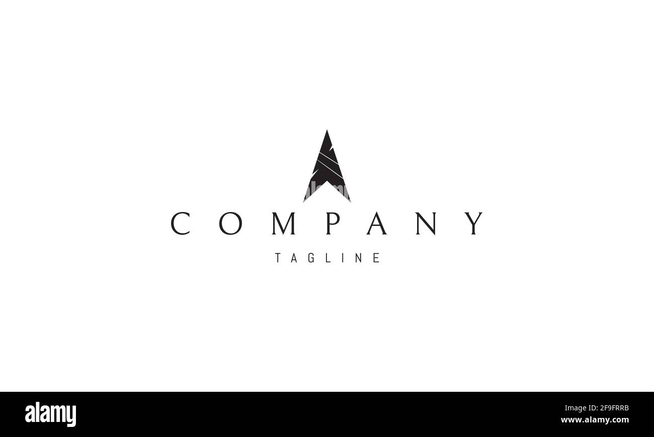Vector logo on which an abstract image of an arrowhead Stock Vector ...