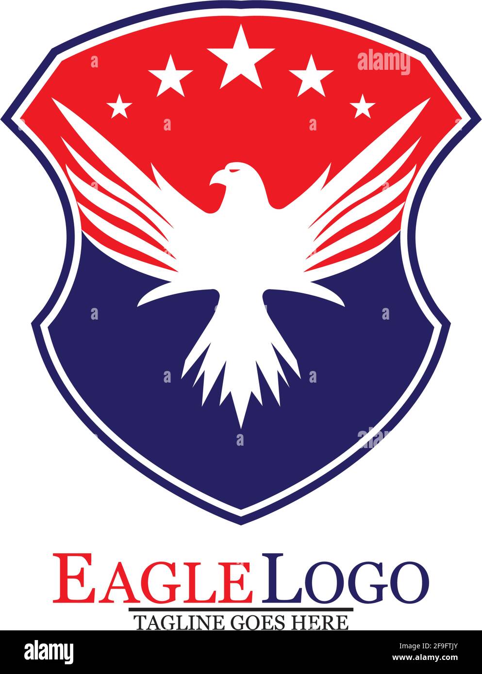 Eagle Star Logo Premium Vector | Eagle Star Logo