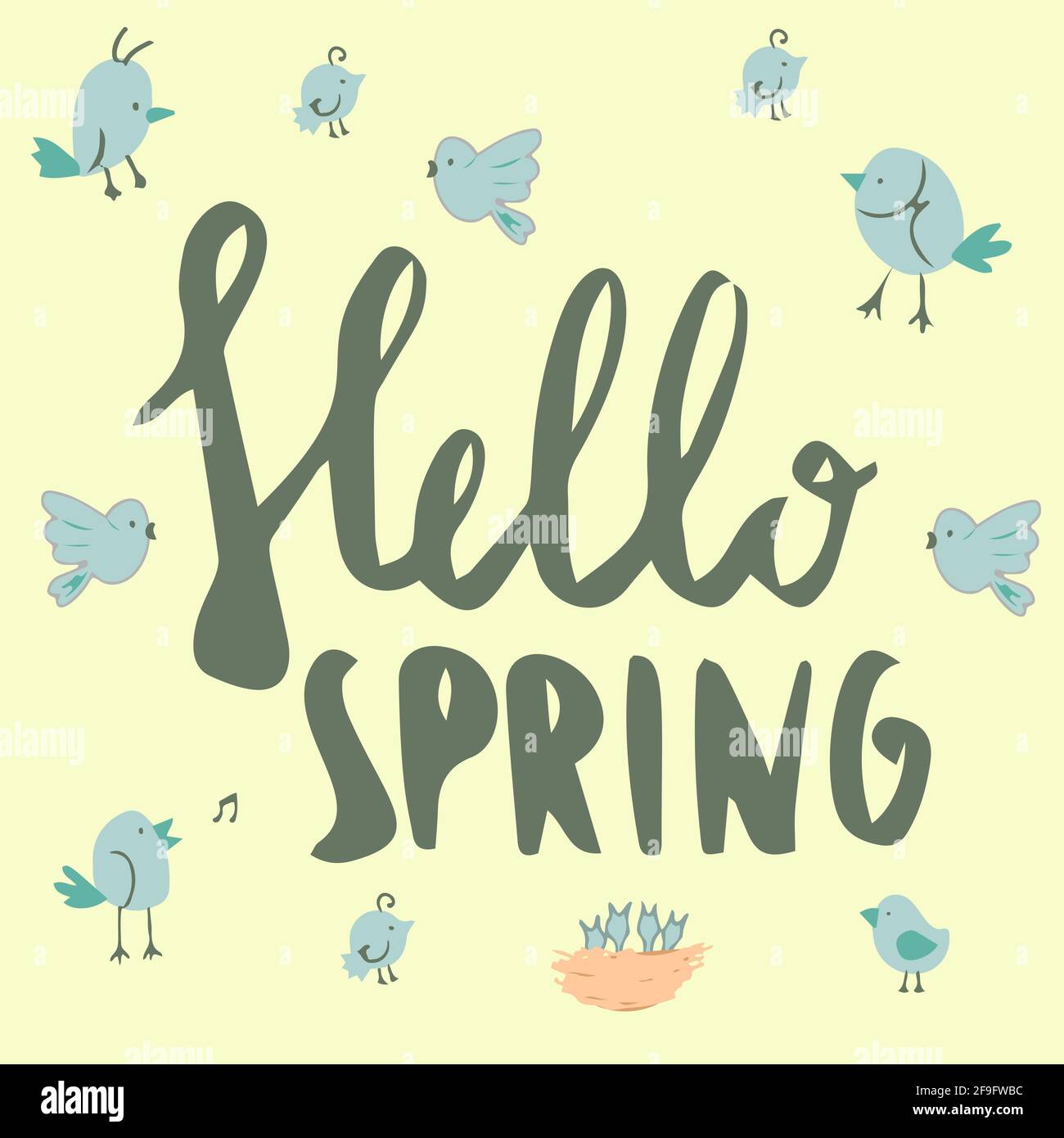 Spring elements Stock Vector Images - Alamy