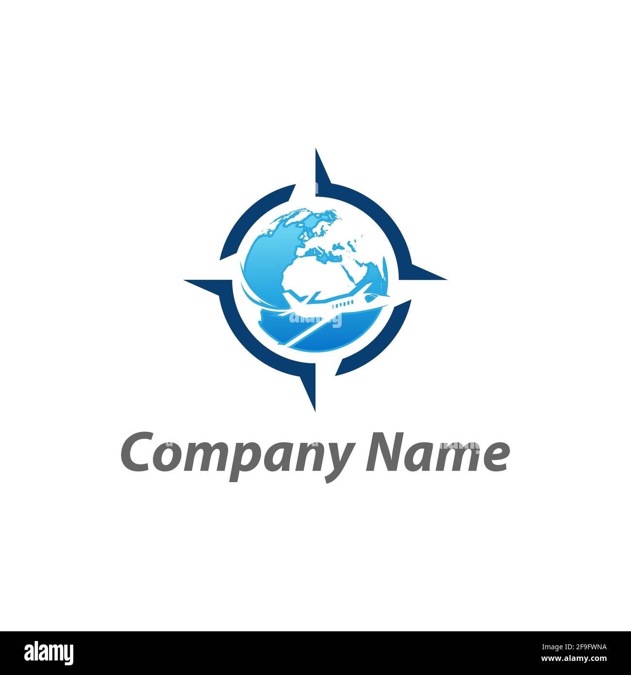 Vector water world logo Stock Vector Images - Alamy