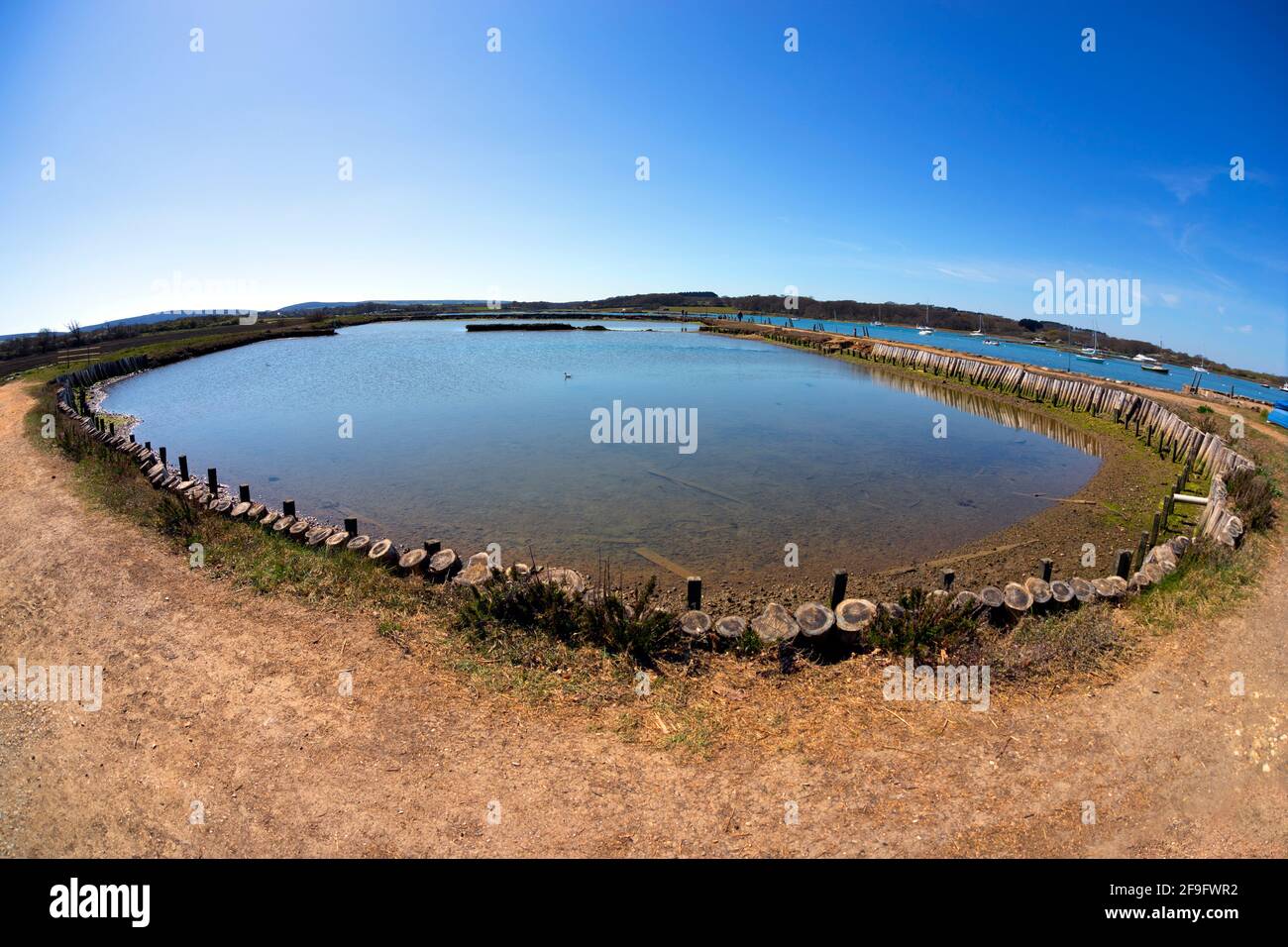 Newtown,Nature,Reserve,National Trust,Isle of Wight,England,UK Stock ...