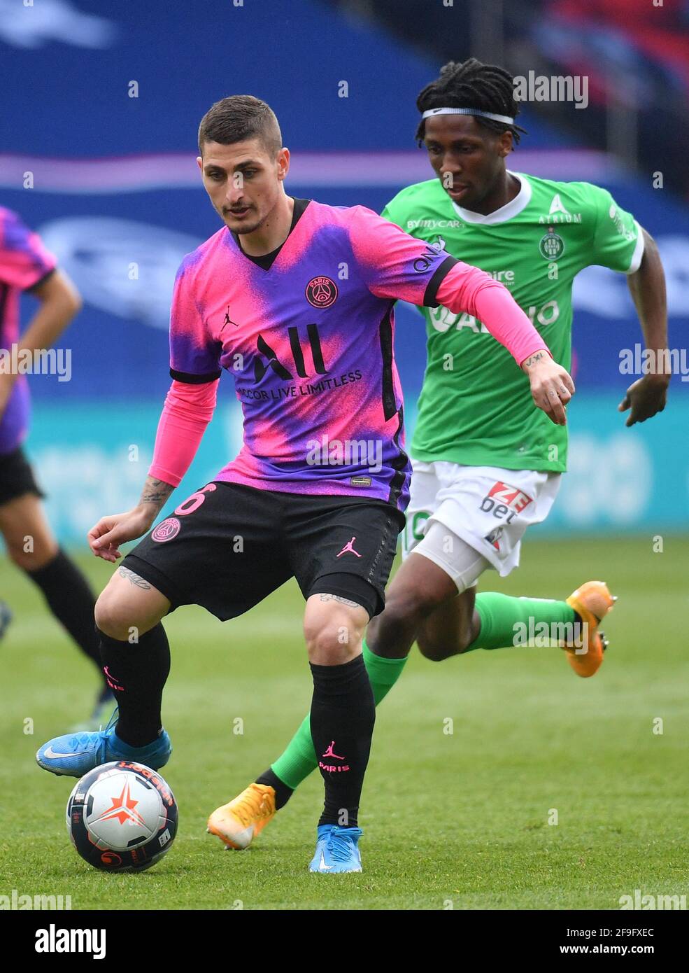 Paris Saint-Germain's Marco Verratti during the French L1 football ...