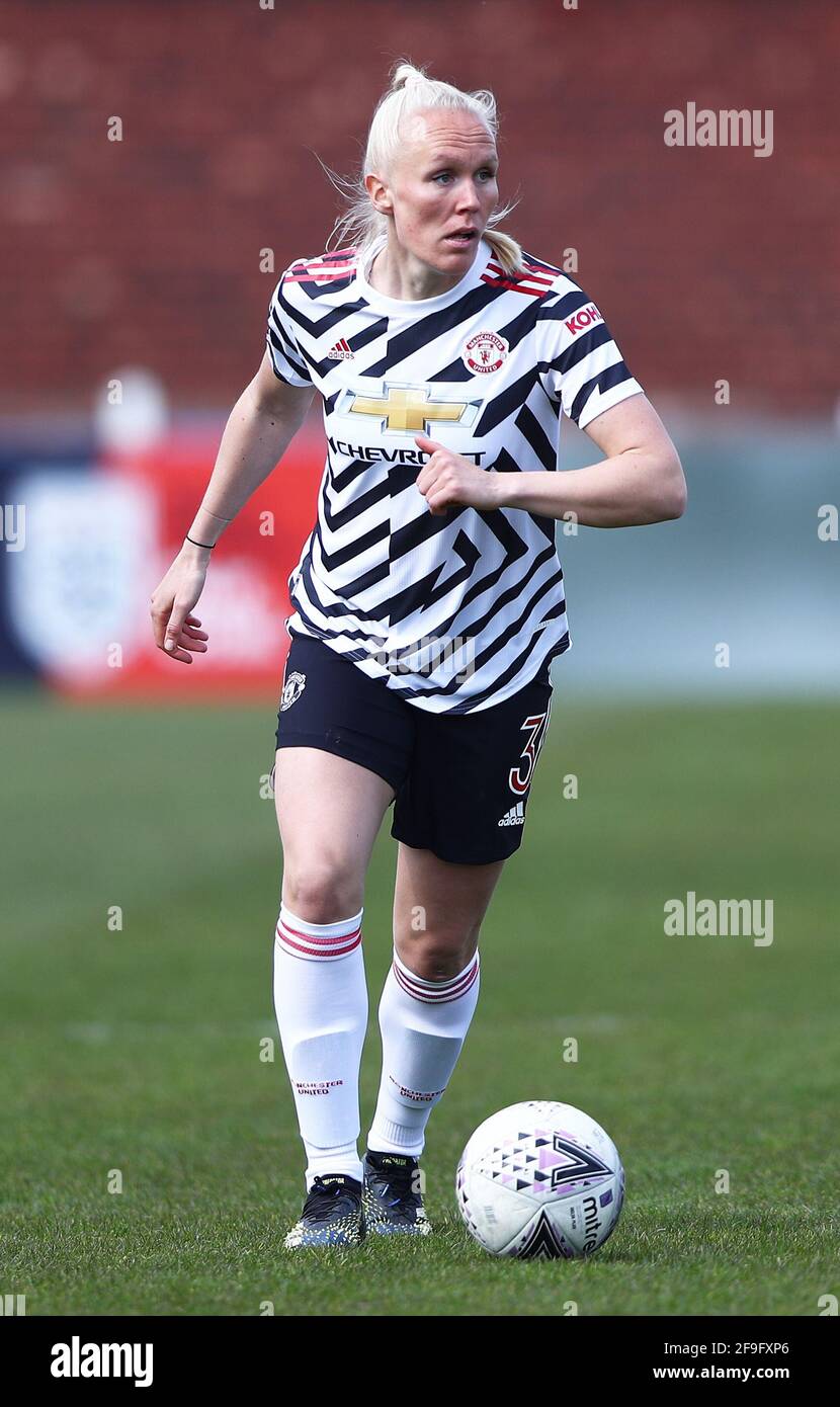 Manchester United's Maria Thorisdottir during the Vitality Women's FA ...