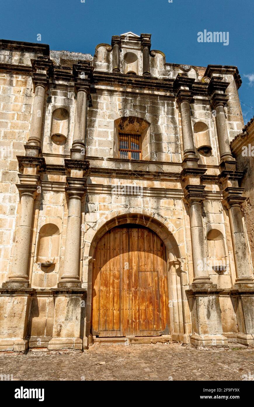 Exterior of Las Capuchinas, 18th-century church & convent ruins, in ...