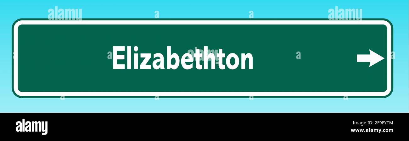 A graphic illlustration of an American road sign pointing to ...