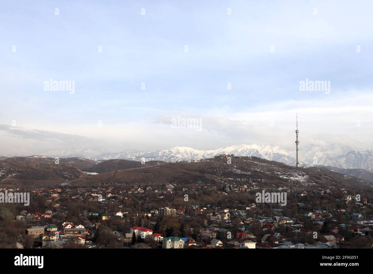 Almaty kok tobe blue hi-res stock photography and images - Alamy