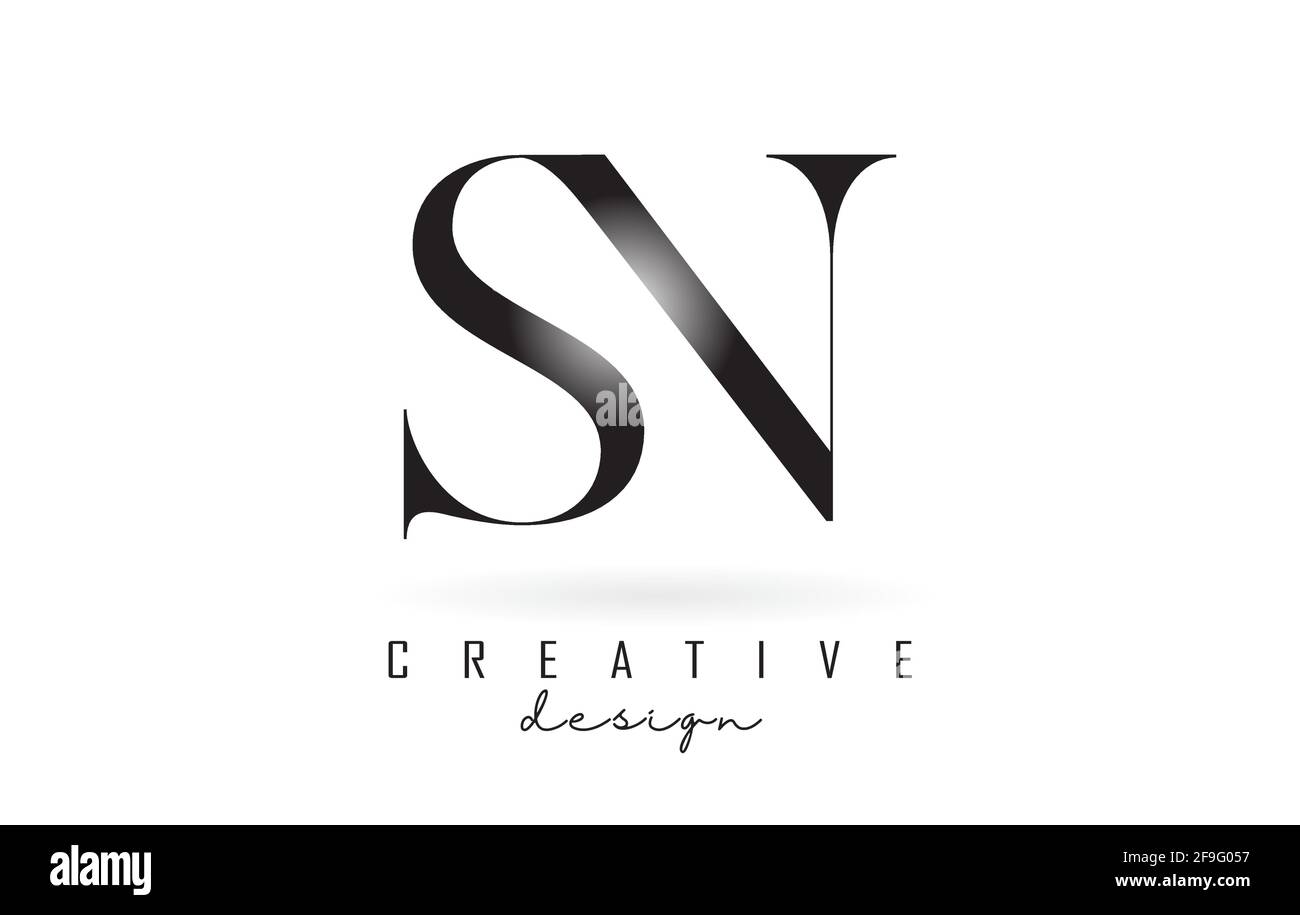 Letter Sn Logo High Resolution Stock Photography and Images - Alamy