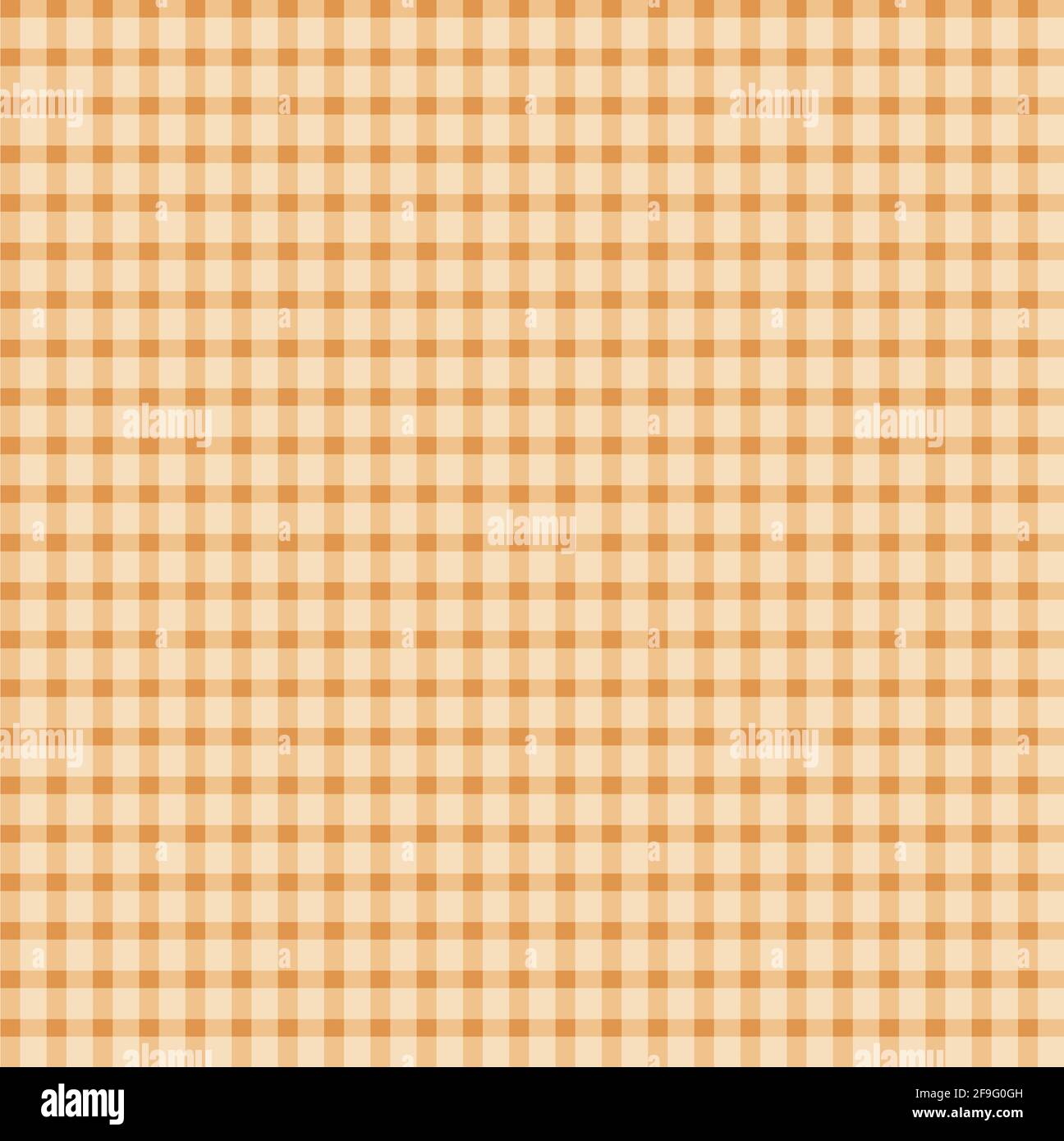 A graphic illustration of A Orange Gingham pattern for use as an icon ...