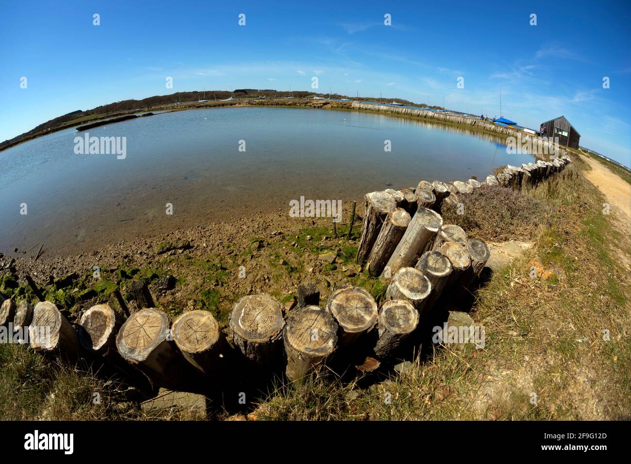 Newtown,Nature,Reserve,National Trust,Isle of Wight,England,UK Stock ...