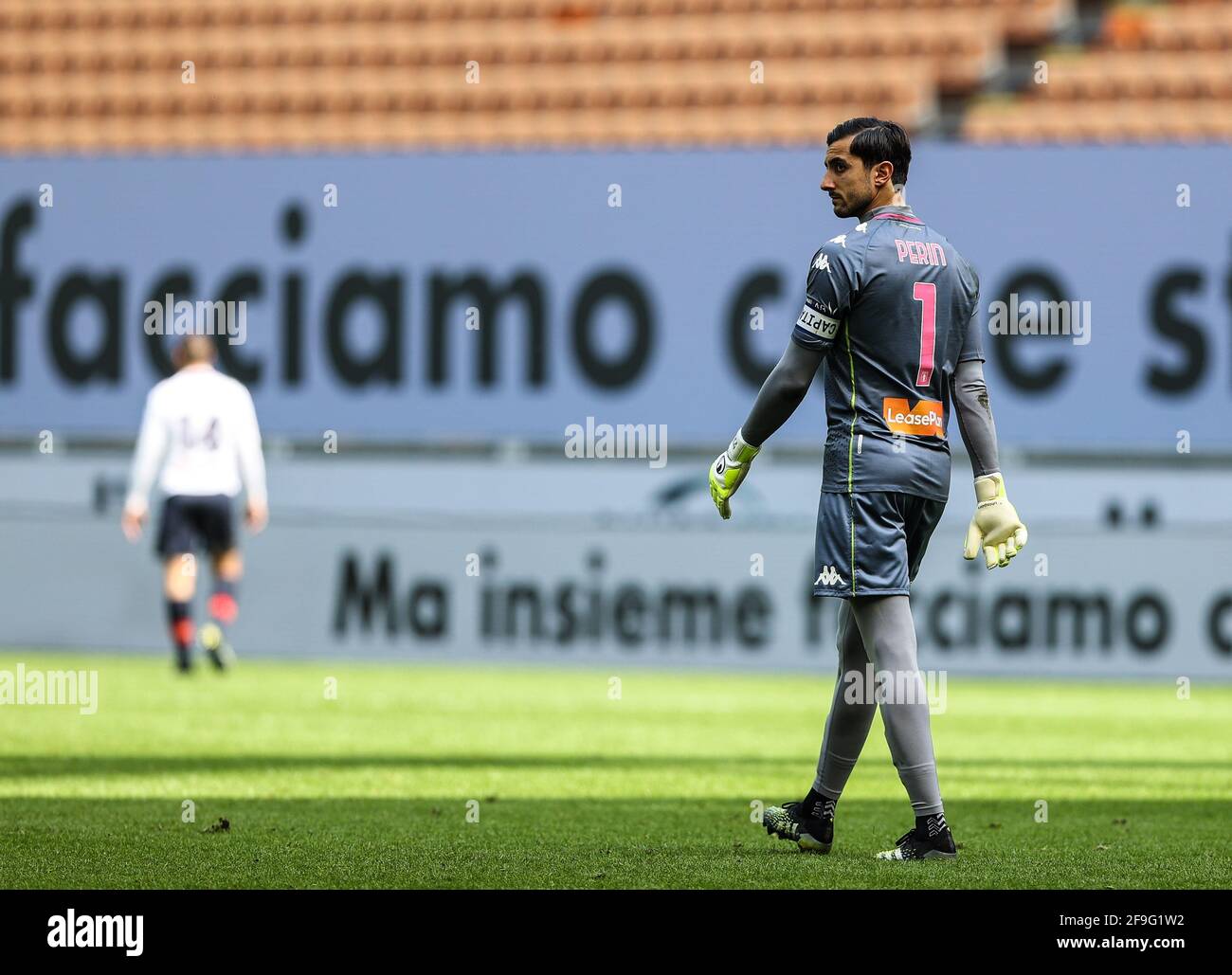 Mattia Perin of Genoa during the Italian championship Serie A football ...