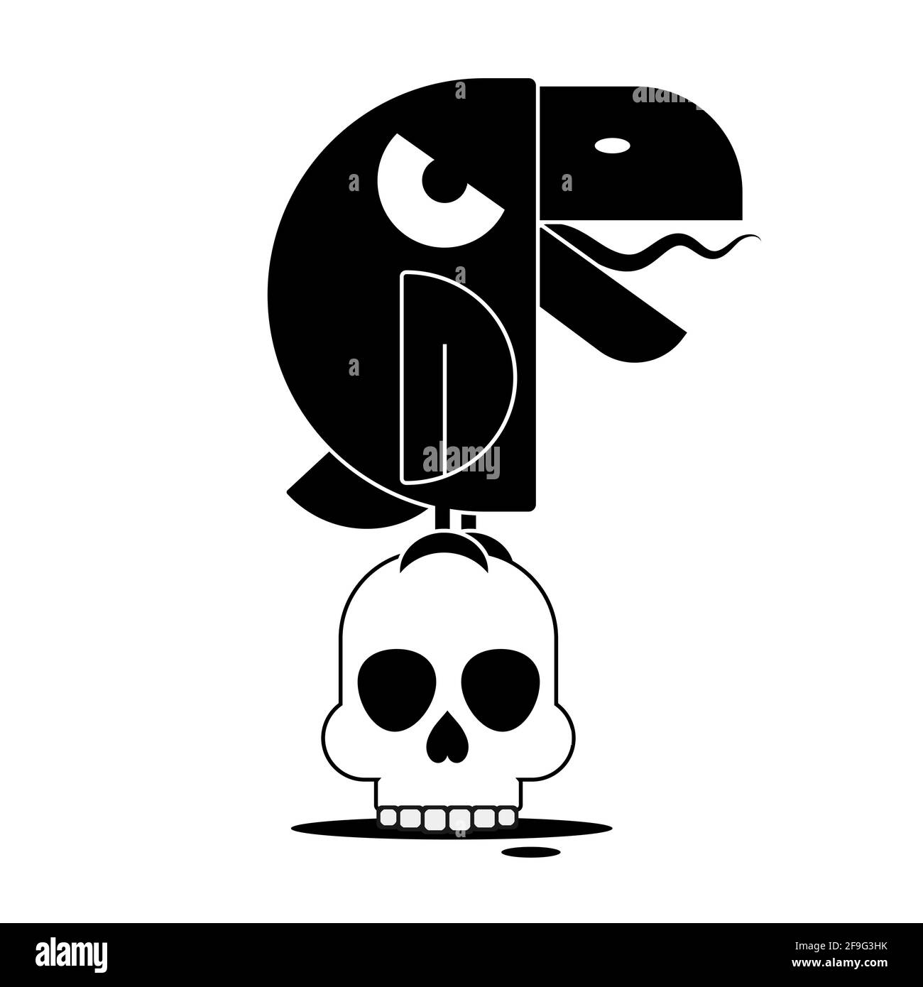 Halloween background flock black Cut Out Stock Images & Pictures - Alamy