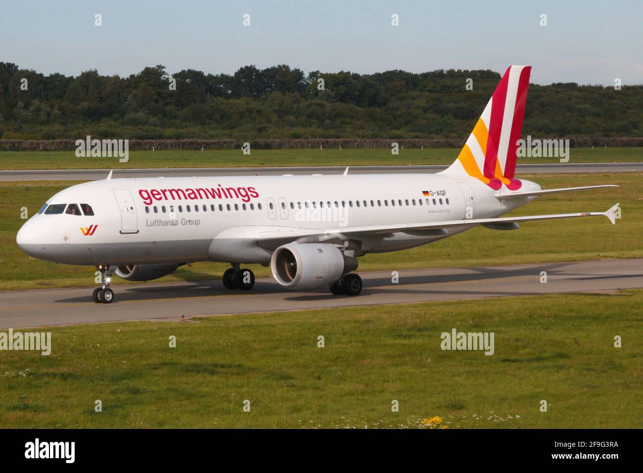 Hamburg, Germany - 3. September 2015: Germanwings Airbus A320 airplane ...