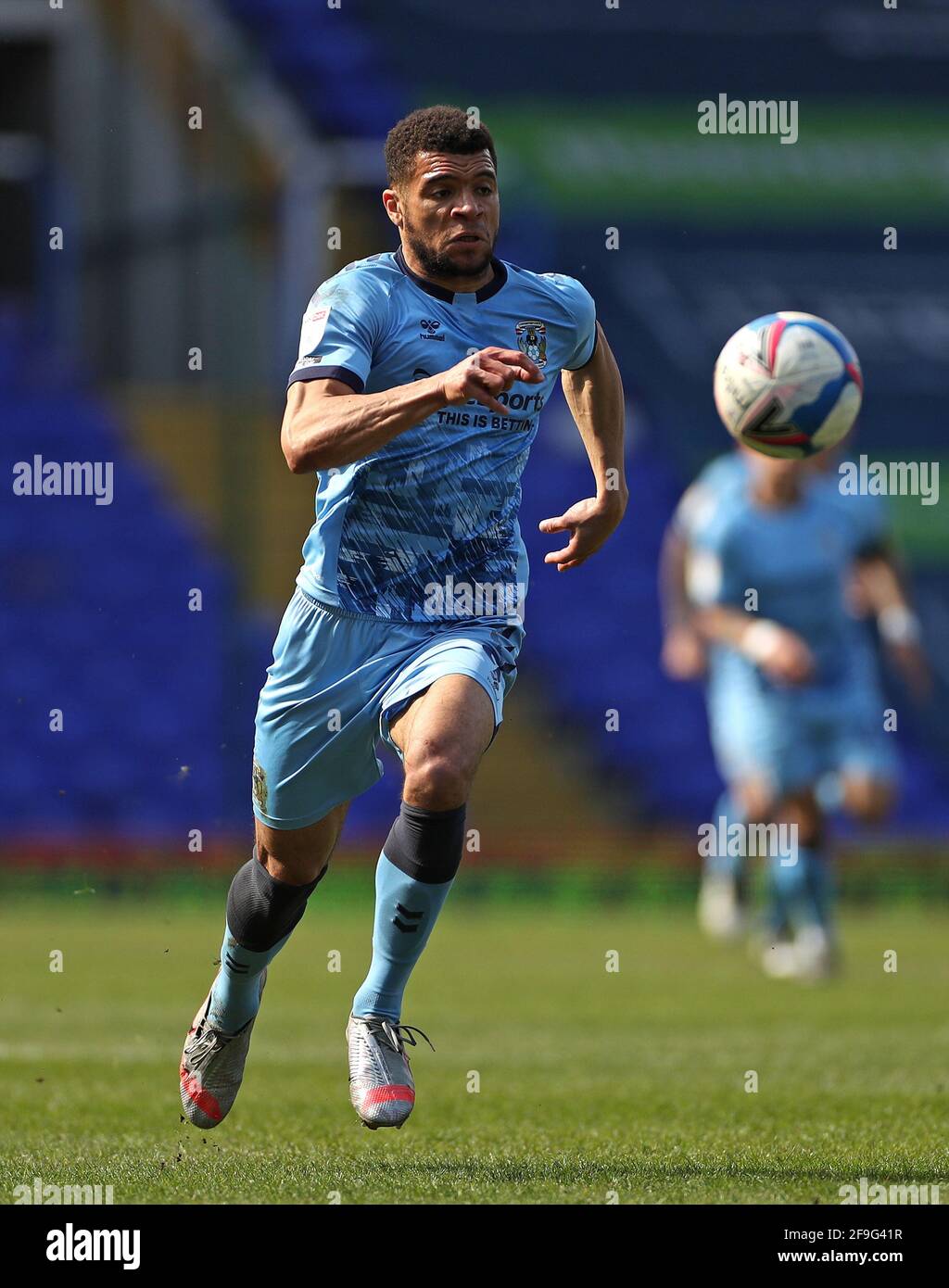 Coventry City's Maxime Biamou during the Sky Bet Championship match at ...