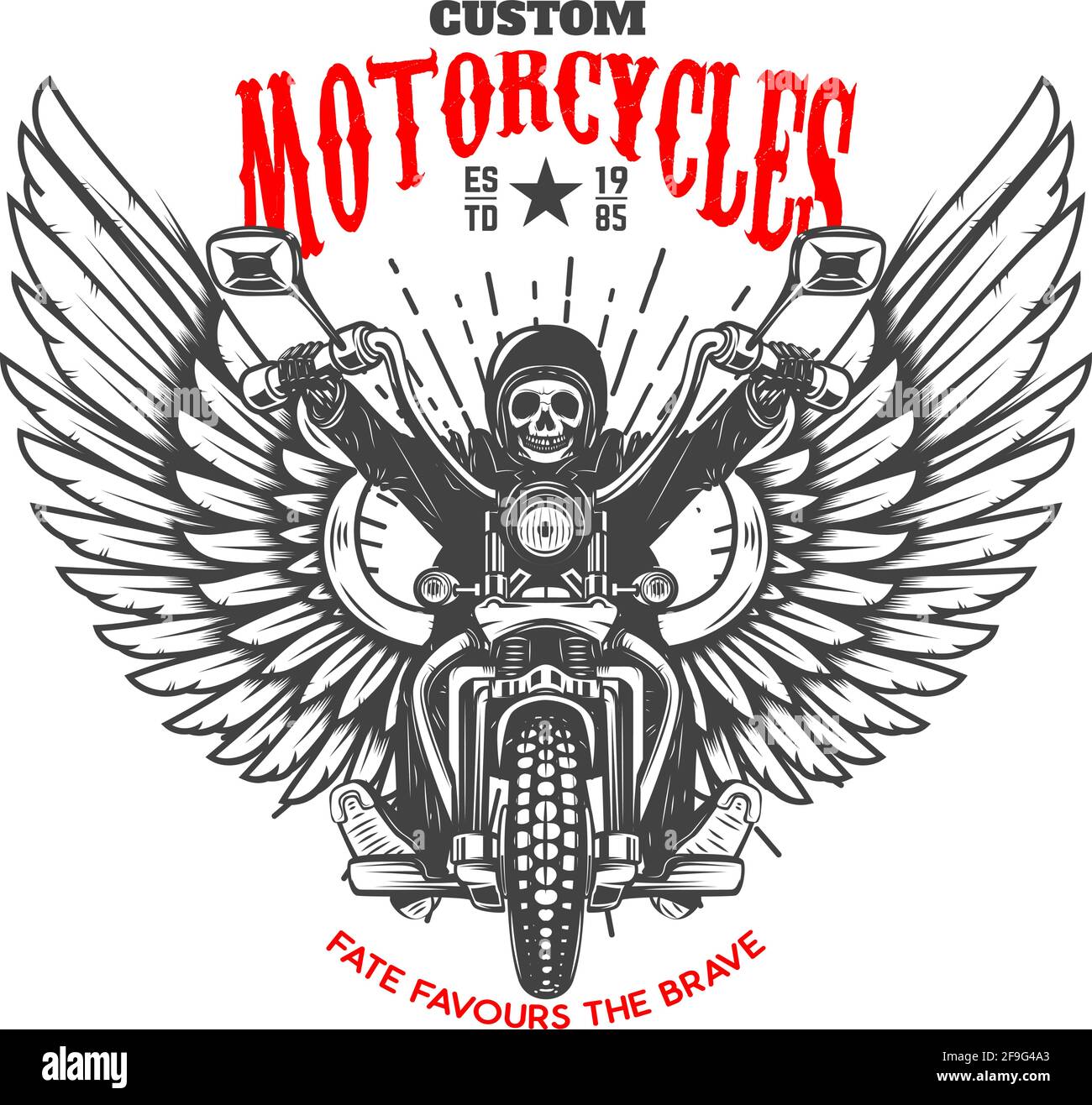 Skeleton on bike Stock Vector Images - Alamy