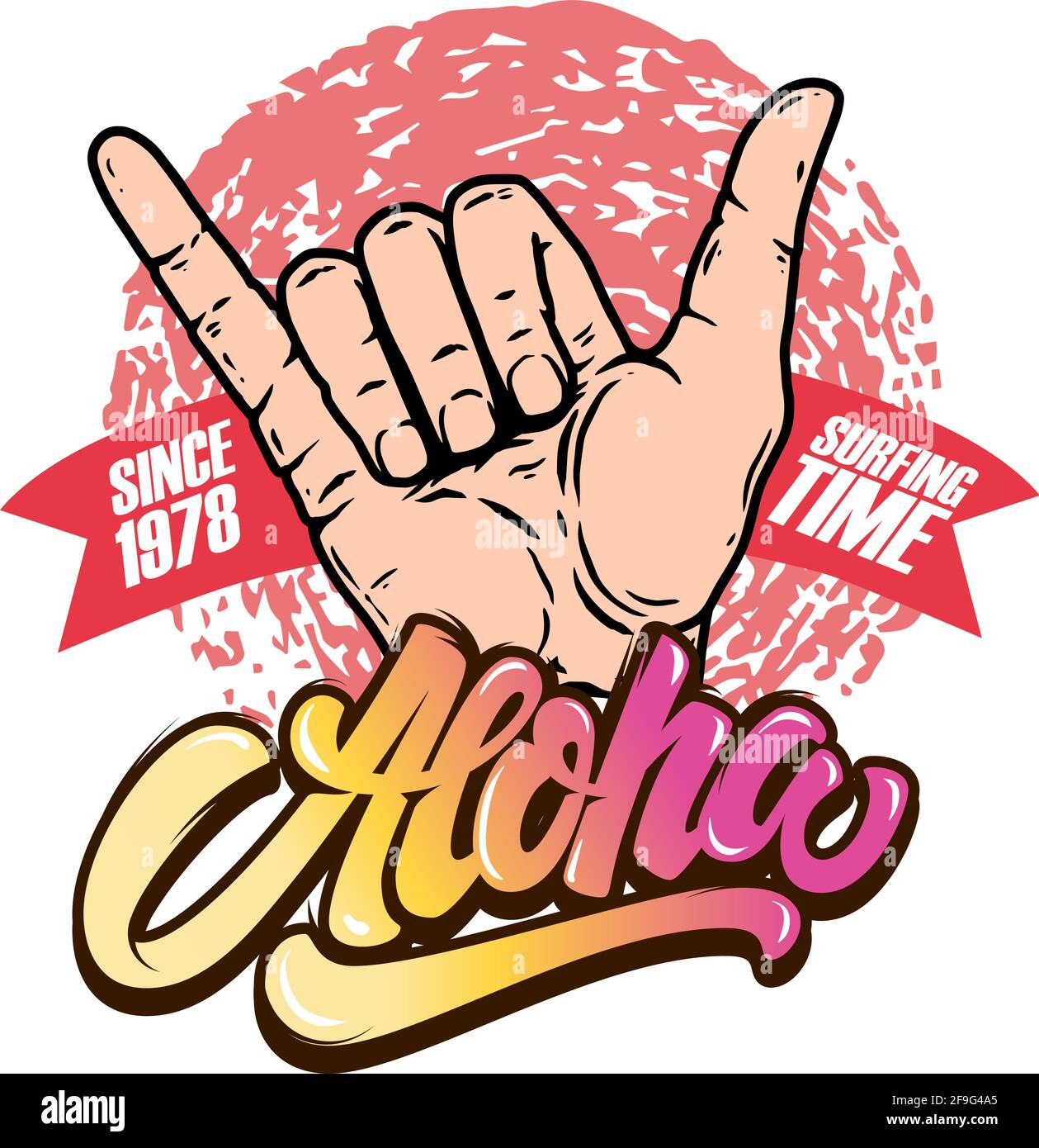 Aloha Sign Clipart Arc