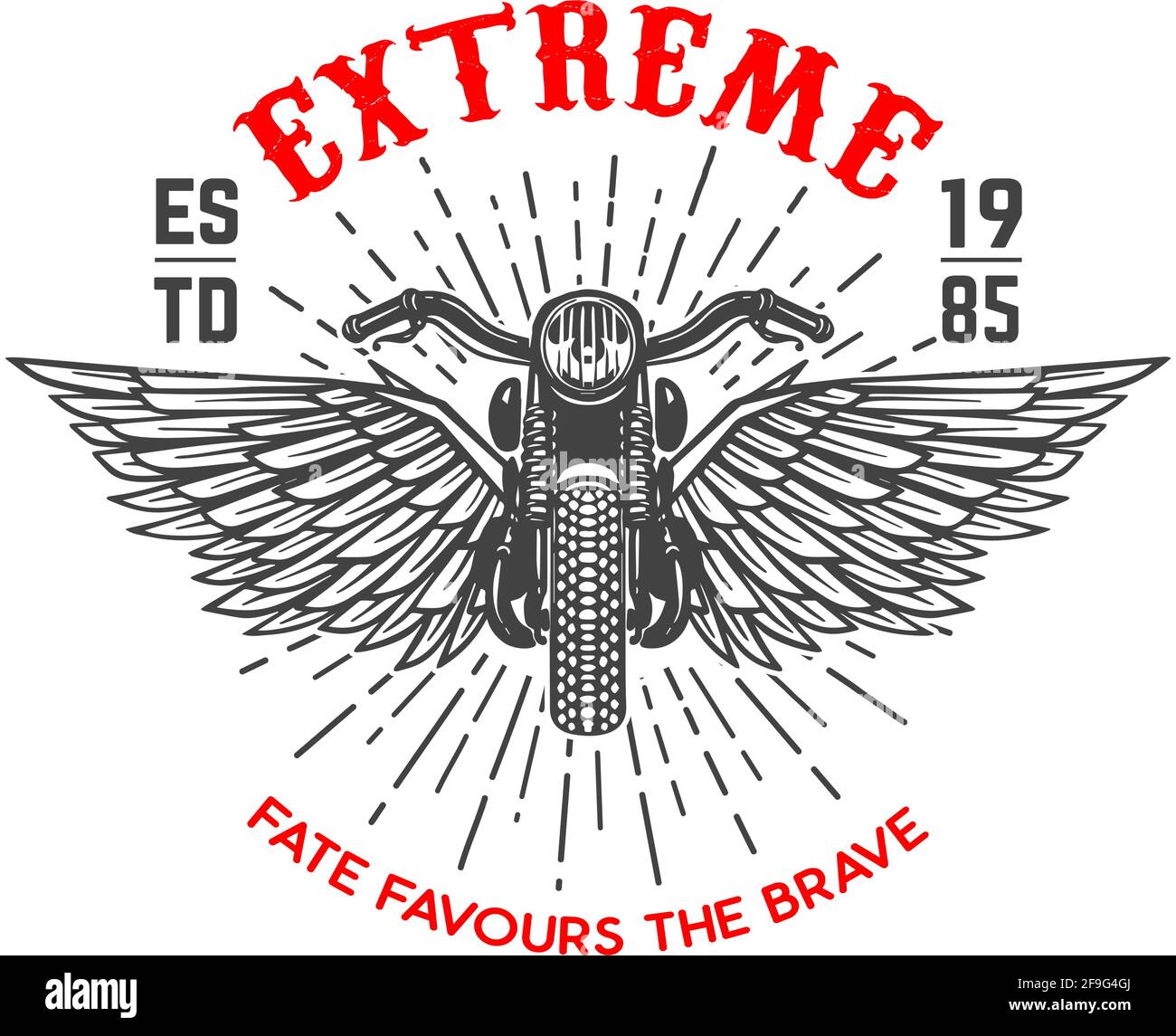 Motorcycle logo moto logo vector hi-res stock photography and images ...