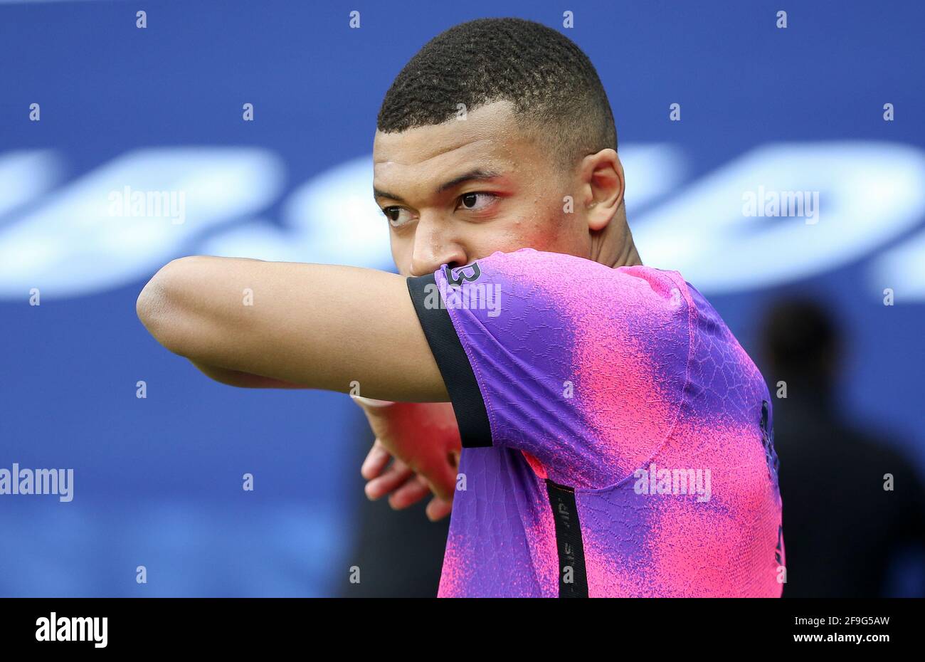 Kylian Mbappe of PSG during the French championship Ligue 1 football ...