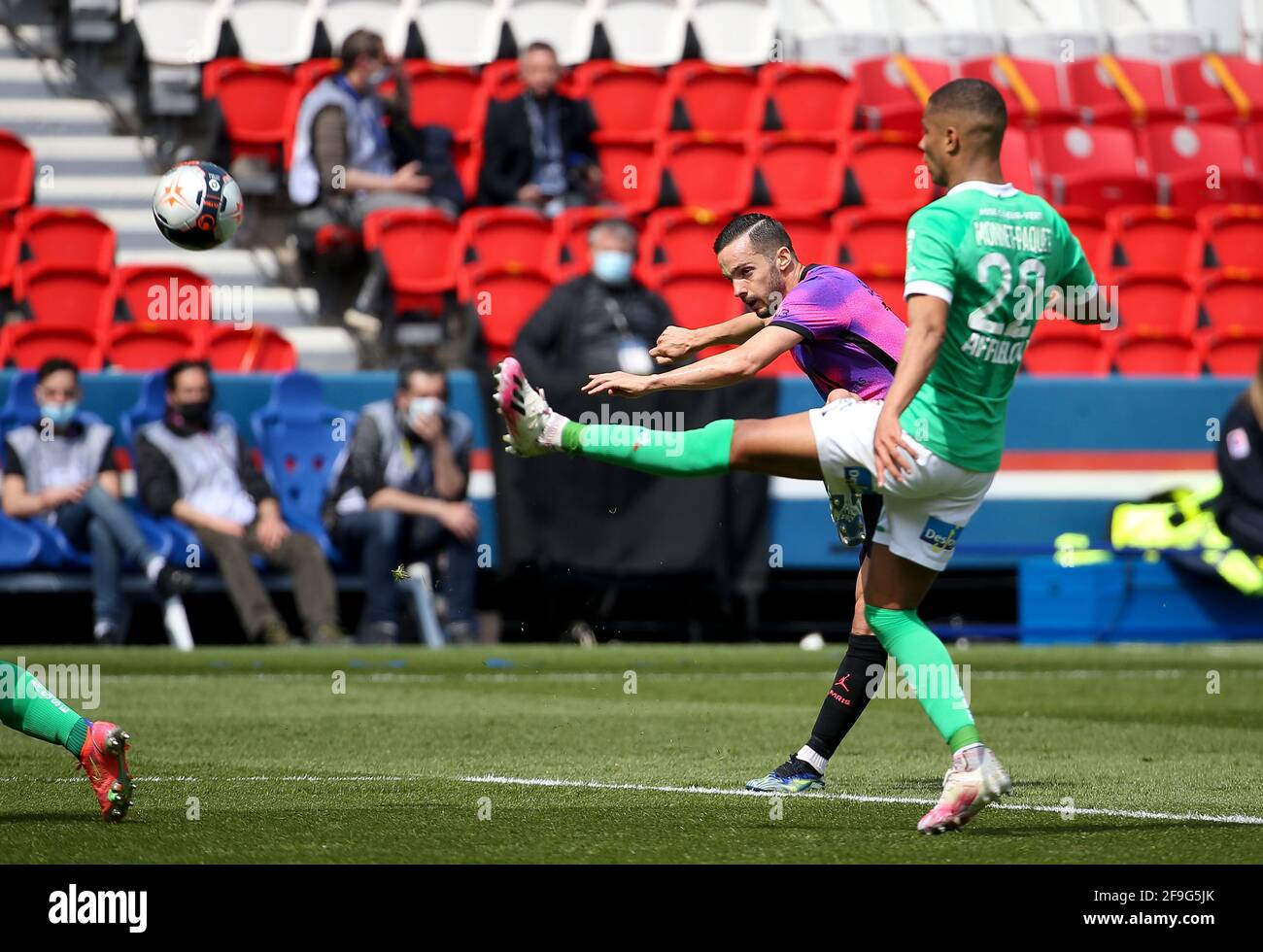 Pablo Sarabia of PSG during the French championship Ligue 1 football ...