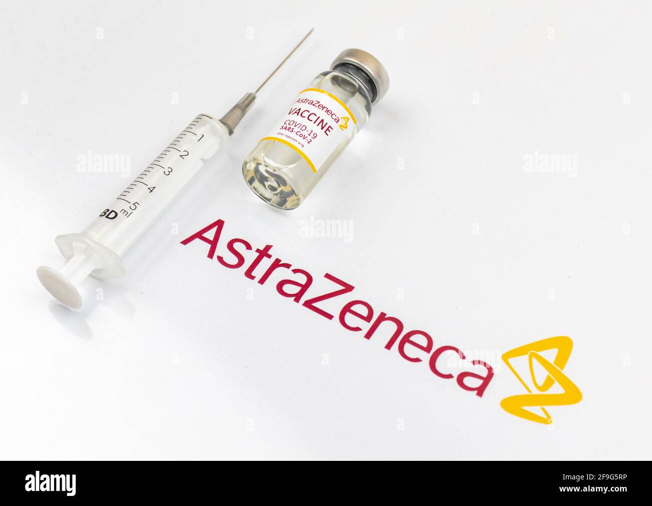 Kharkov, Ukraine - April 18, 2021: Vaccination with AstraZeneca vaccine ...