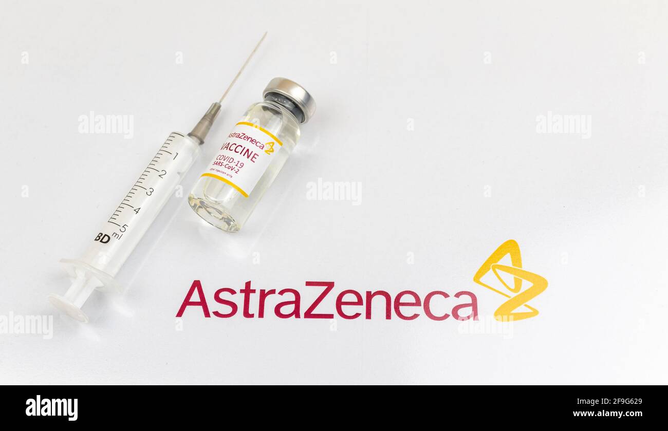Kharkov, Ukraine - April 18, 2021: Immunization against COVID-19 by ...