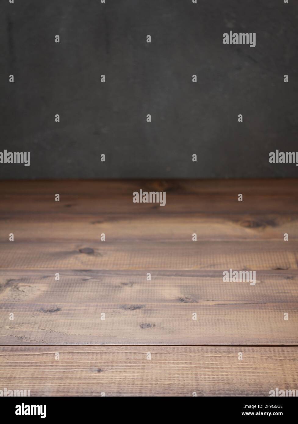 wooden table plank board background as texture surface, front view ...