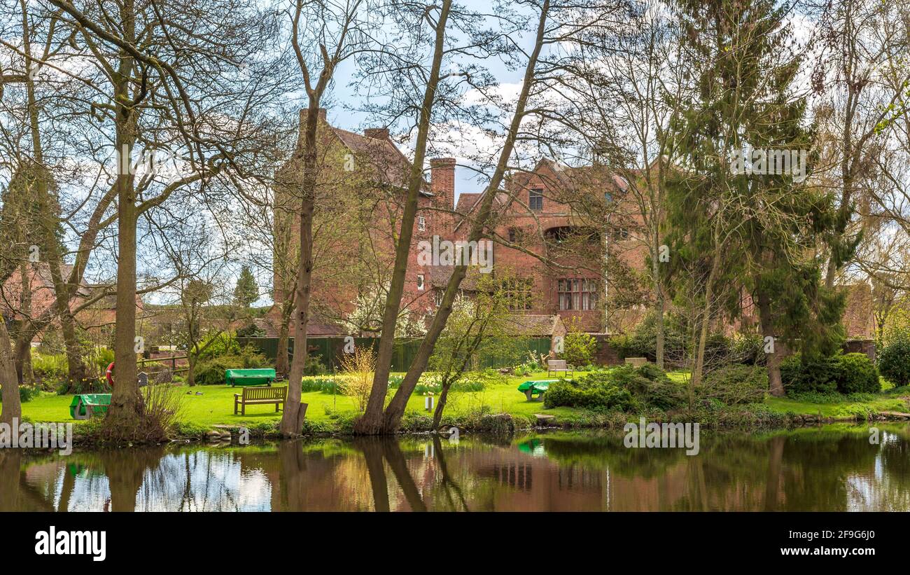 Medieval Harvington Hall in Harvington near Kidderminster ...