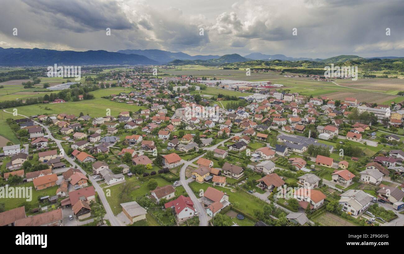 An aerial shot of Tuttlingen, Germany Stock Photo - Alamy