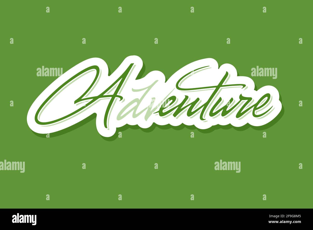 Adventure vector lettering Stock Vector Image & Art - Alamy
