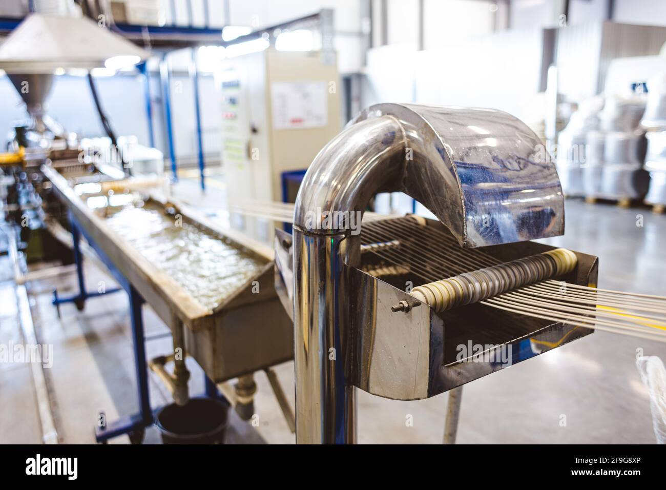 The technical process for the production of polypropylene yarns for ...