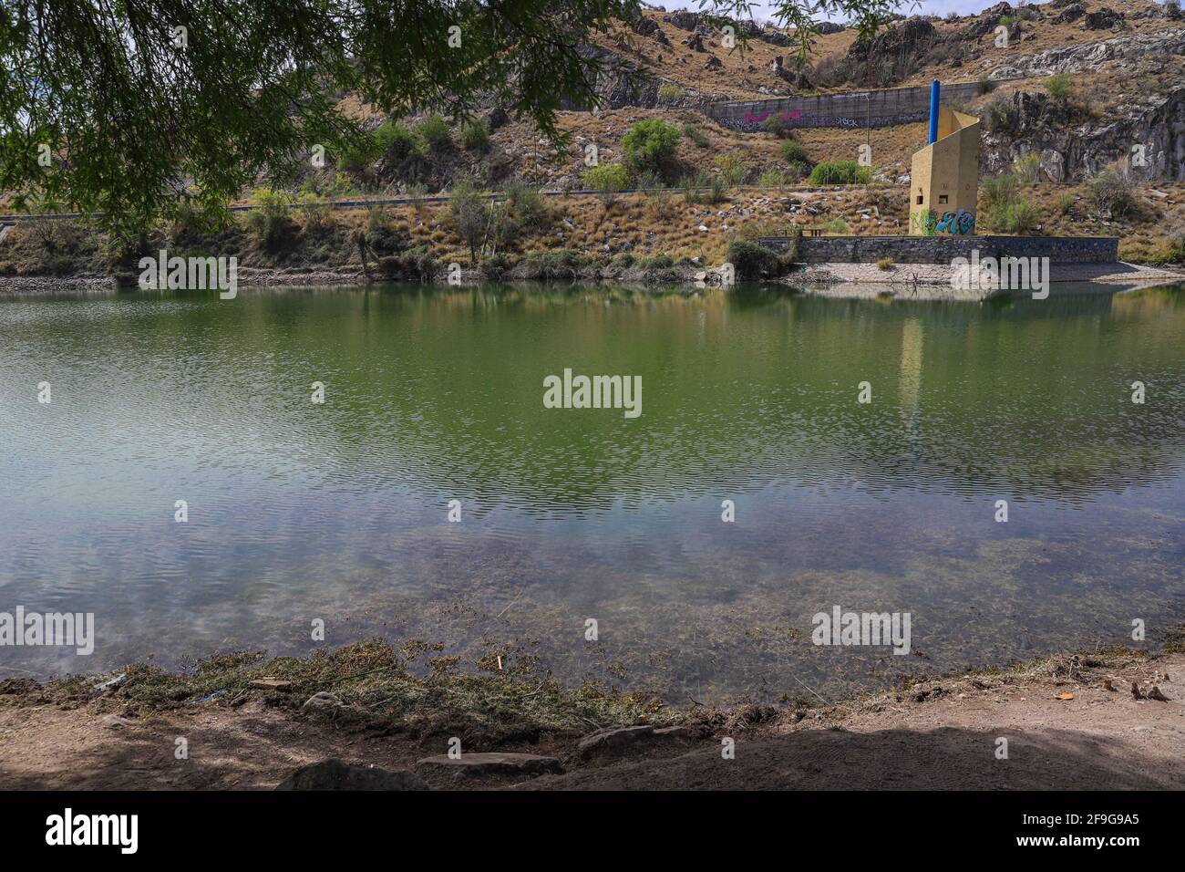 Landscape of the wetland of La Sauceda Hermosillo, Mexico ... lake ...