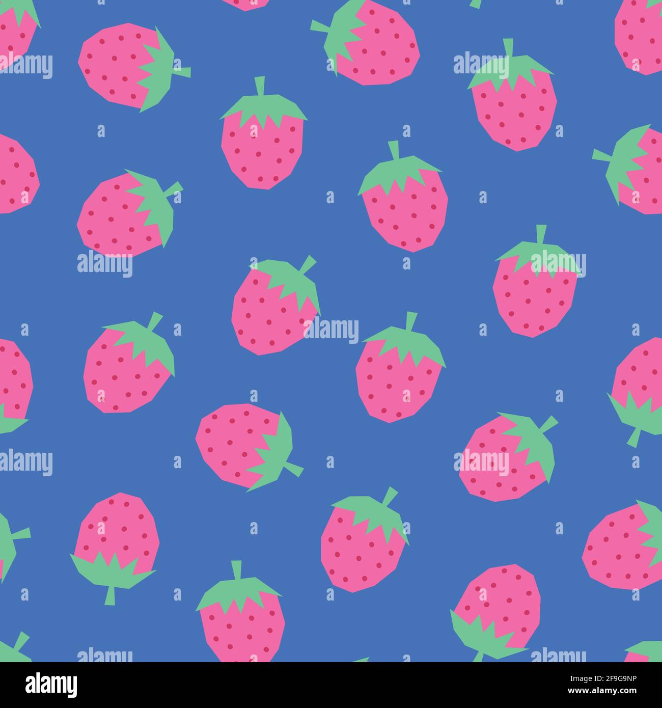 Repeating Strawberry Background