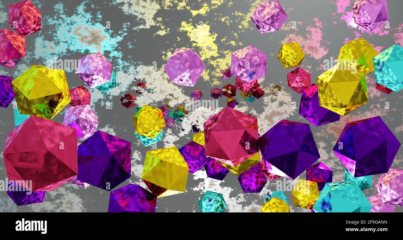 Colorful eco sphere background. 3D rendering illustration Stock Photo ...