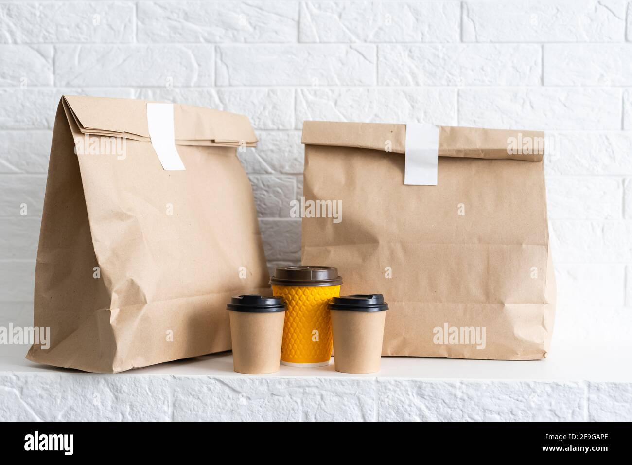 White Food Packaging Bags