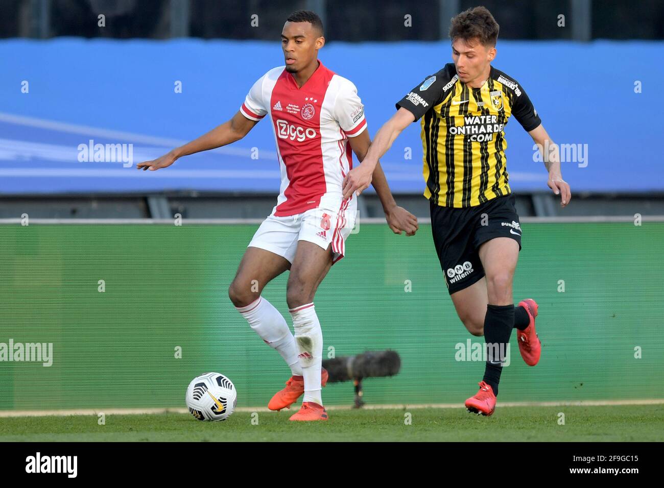 ROTTERDAM , NETHERLANDS - APRIL 18: Ryan Gravenberch of Ajax, Dominik ...