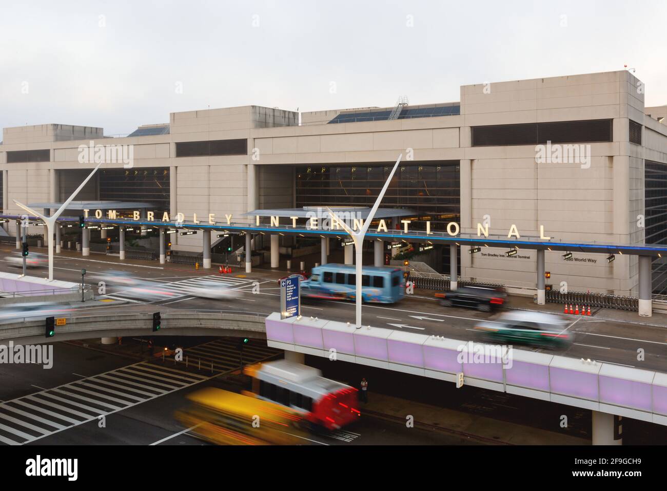 Los Angeles, USA - 22. February 2016: Tom Bradley International ...