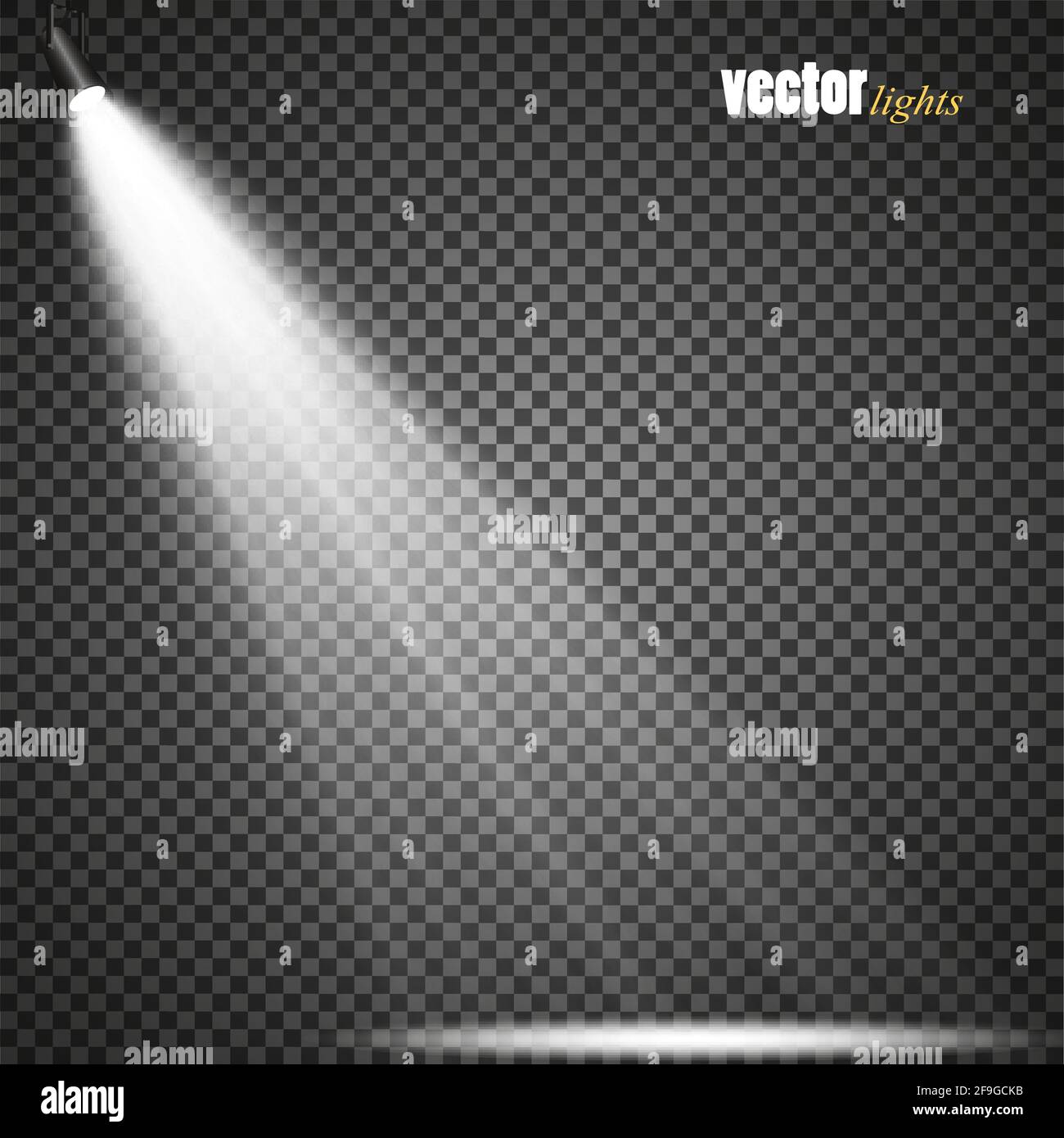 Vector Spotlights. Scene. Light Effects. Glow light effect Stock Vector ...