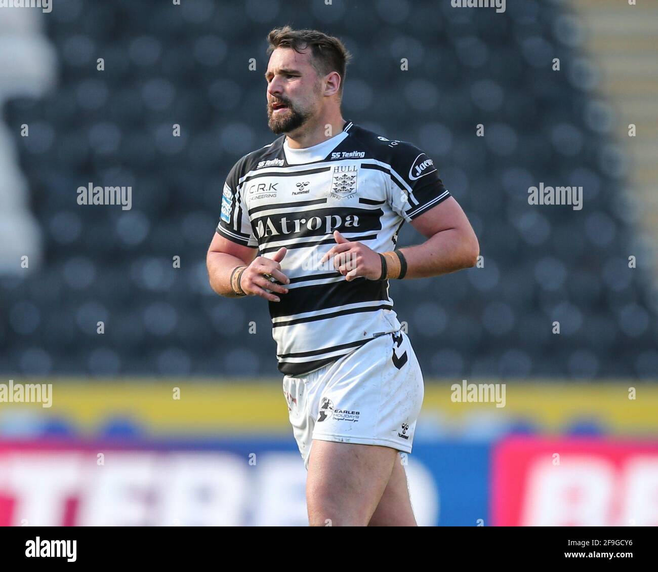 Josh Bowden (22) of Hull FC during the game in, on 4/18/2021. (Photo by ...