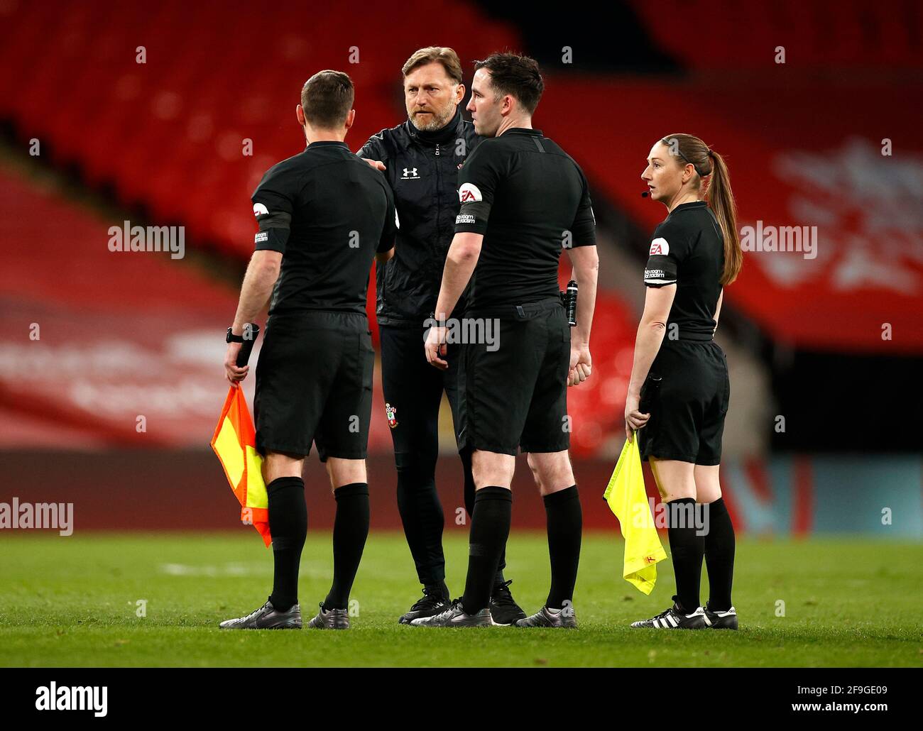 Left right assistant referee sian massey hi-res stock photography and ...
