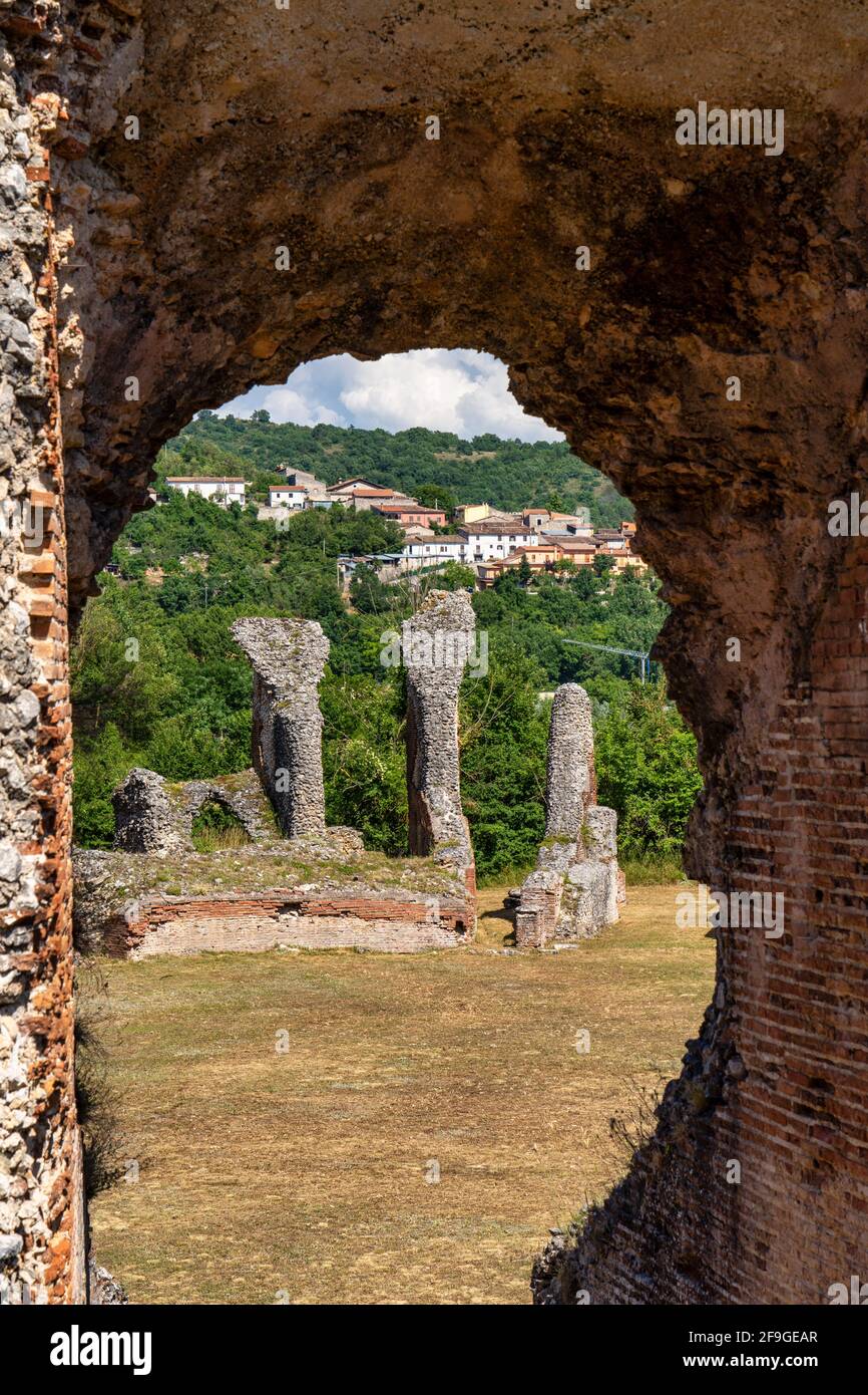 The Roman amphitheater of Amiternum was the main amphitheater of the ...