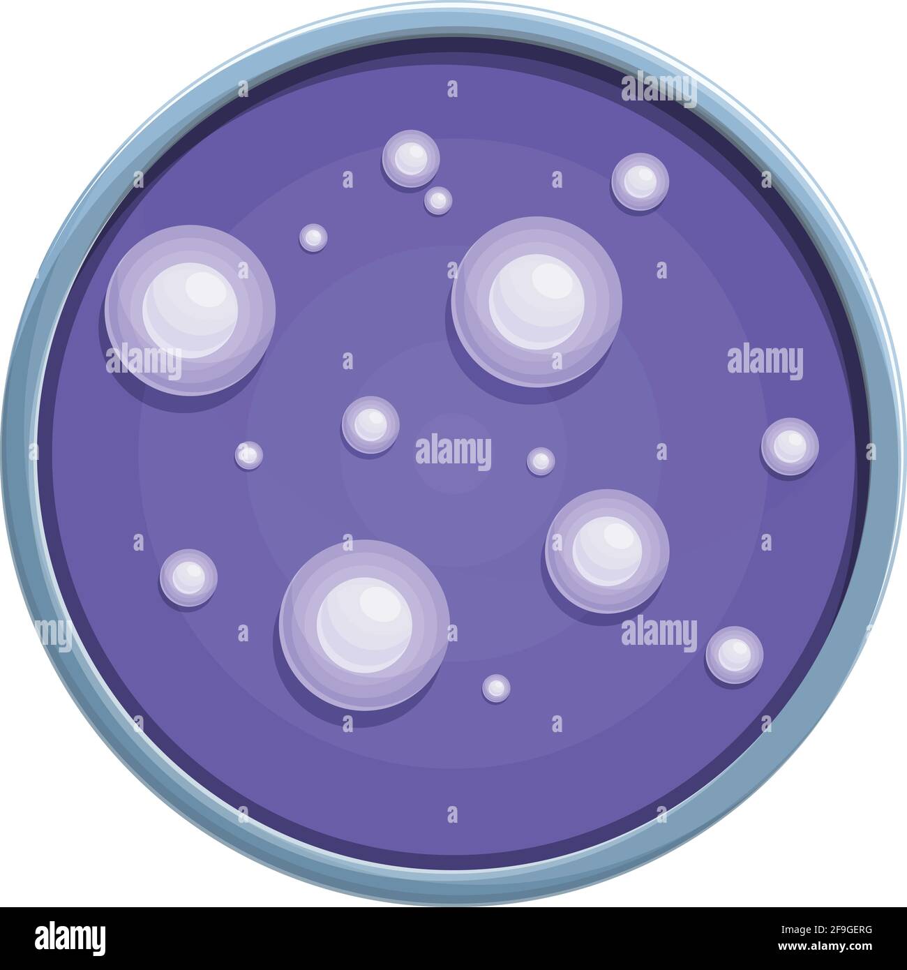 Petri dish hospital icon. Cartoon of Petri dish hospital vector icon ...