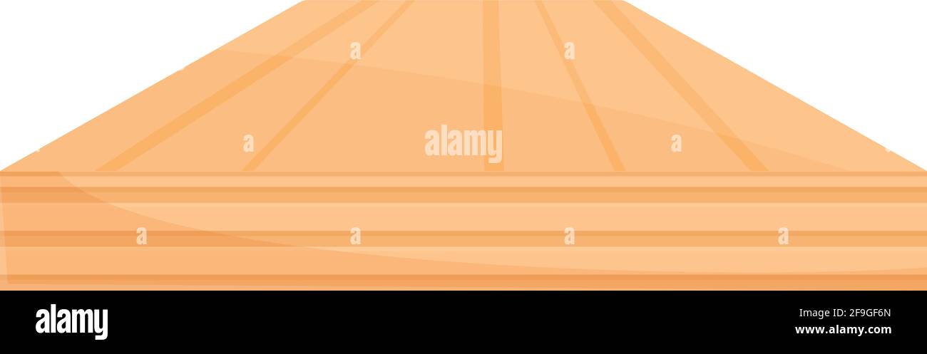 Room wood floor icon. Cartoon of Room wood floor vector icon for web ...