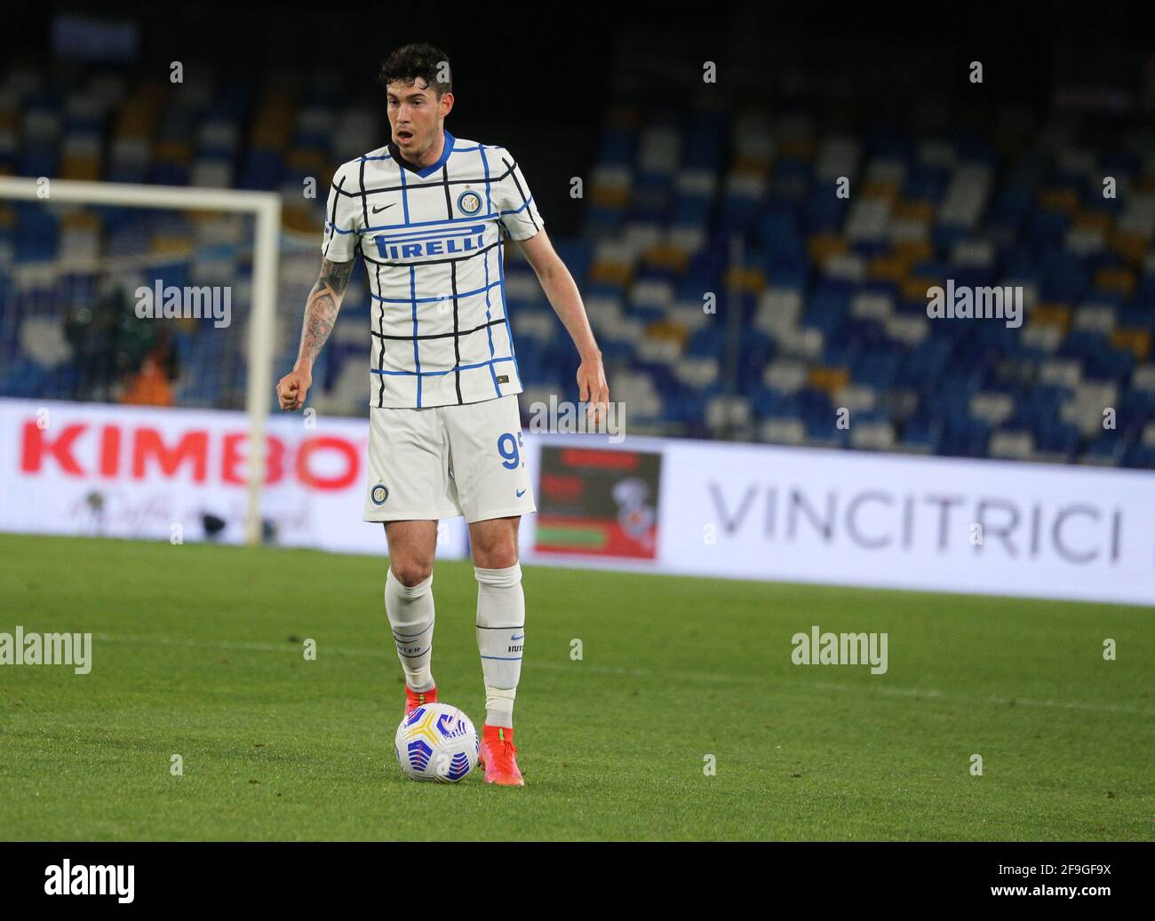 Naples, Campania, Italy. 18th Apr, 2021. During the Italian Serie A Football match SSC Napoli vs ...