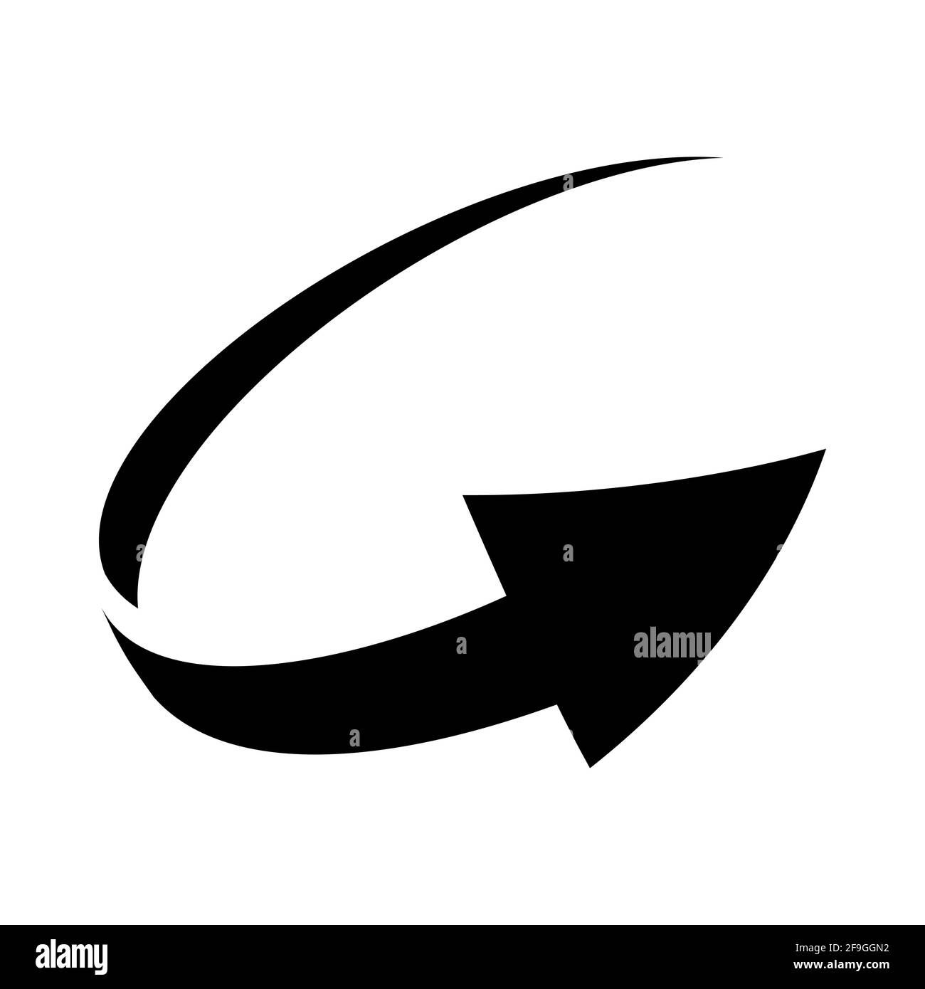 Simple loop circle arrow icon Stock Vector Image & Art - Alamy