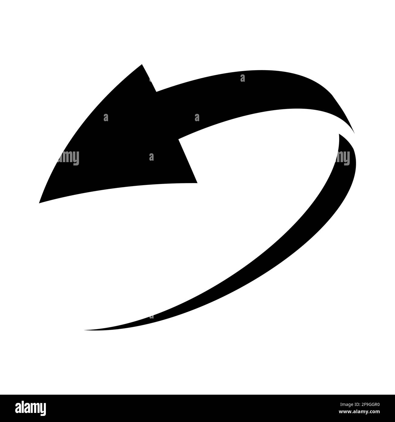 Simple loop circle arrow icon Stock Vector Image & Art - Alamy