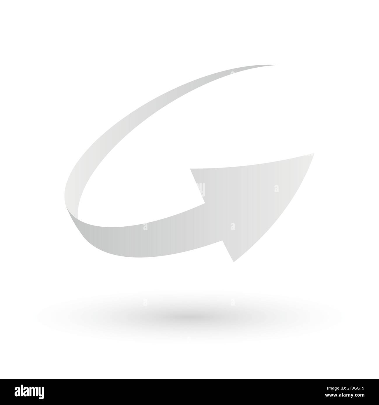 Simple loop circle arrow icon Stock Vector Image & Art - Alamy