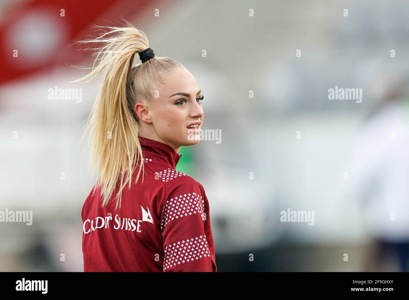 Thun, Switzerland. 13th Apr, 2021. Alisha Lehmann (23 Switzerland ...