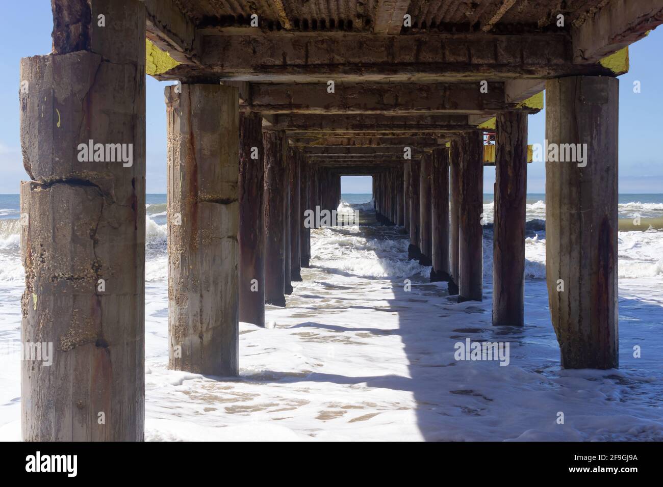 Old people seaside pier hi-res stock photography and images - Alamy