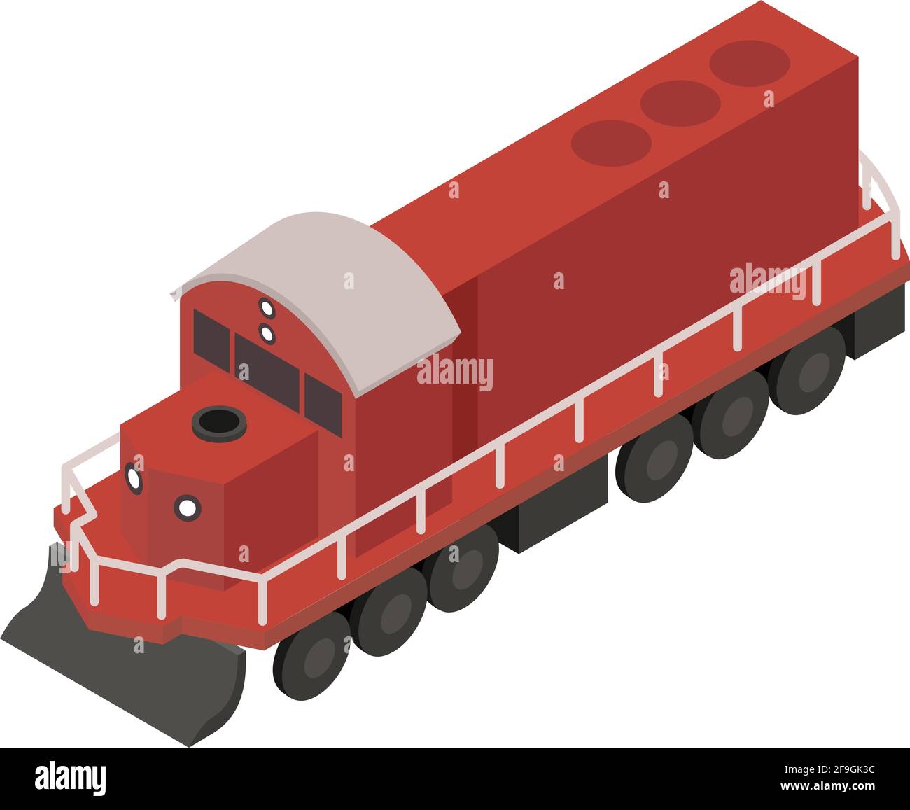 Diesel train icon. Isometric of Diesel train vector icon for web design ...